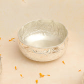 Chitai Silver Urli 7 Inch (Small) - Decorative Urli