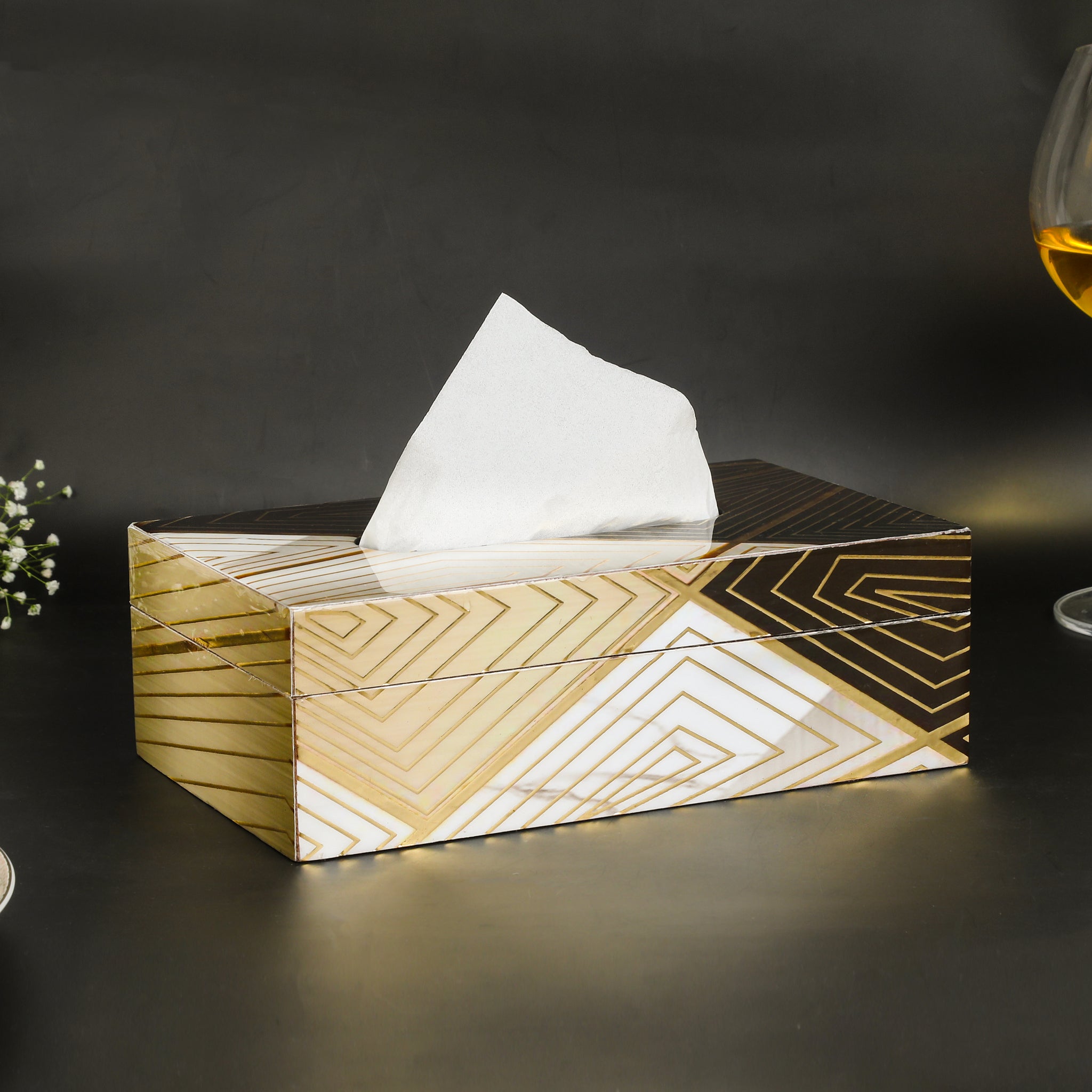 Tissue Box - Triangle - Paper Tissue Holder